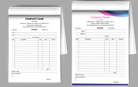 Bill Book Printing in Chennai | Invoice Book Printing 9092833701